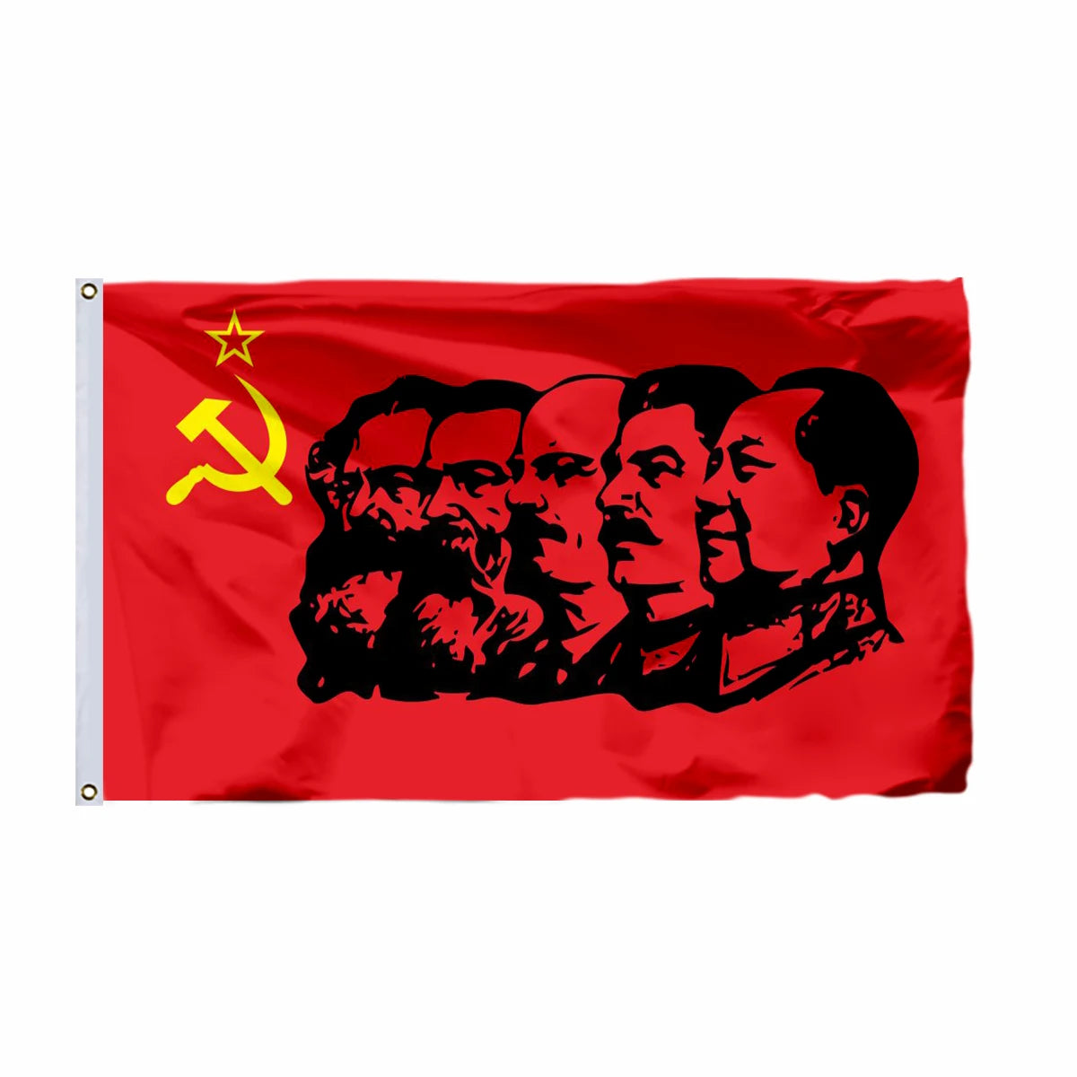 HISTORICAL LEADERS RED FLAG & Communist Universe