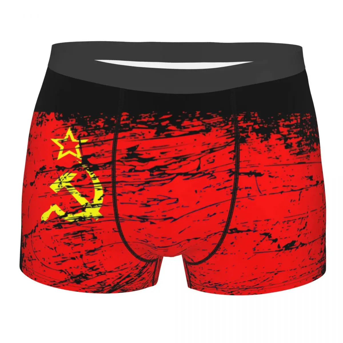 Caleçon Communiste Rouge Texturé & Communist Universe